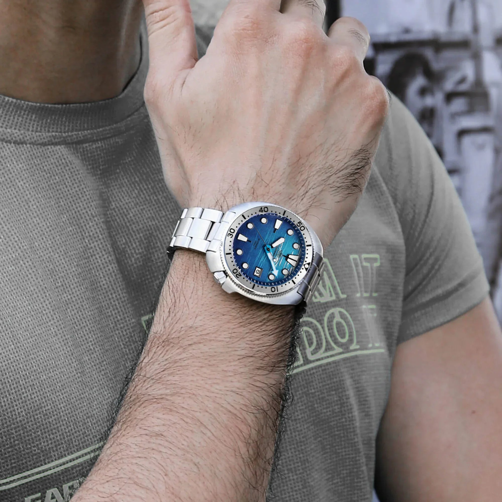 ADDIESDIVE 3D Deep Sea Turtle Dial Dive Watch（AD2045） – DREAM WATCHES