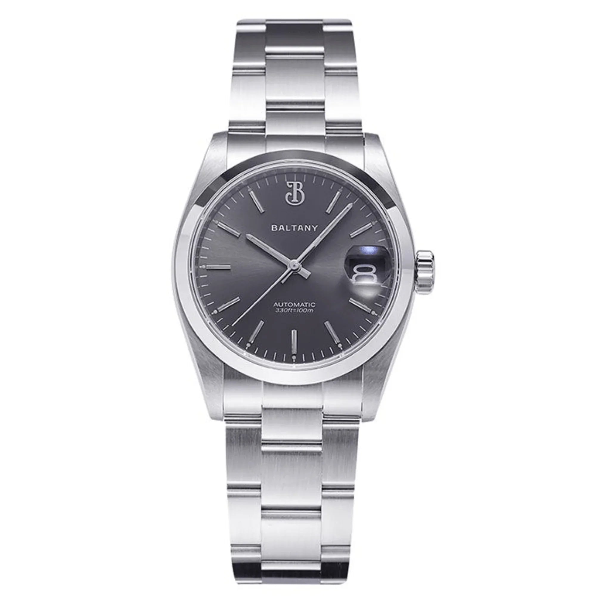 Baltany 36mm Smooth Bezel Perpetual DJ Homage Watch S4095 – DREAM WATCHES