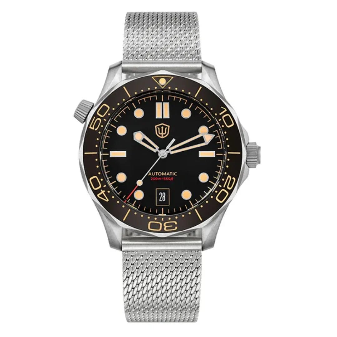 Watchdives WD007 Titanium NTTD Dive Watch - Mesh strap – DREAM WATCHES